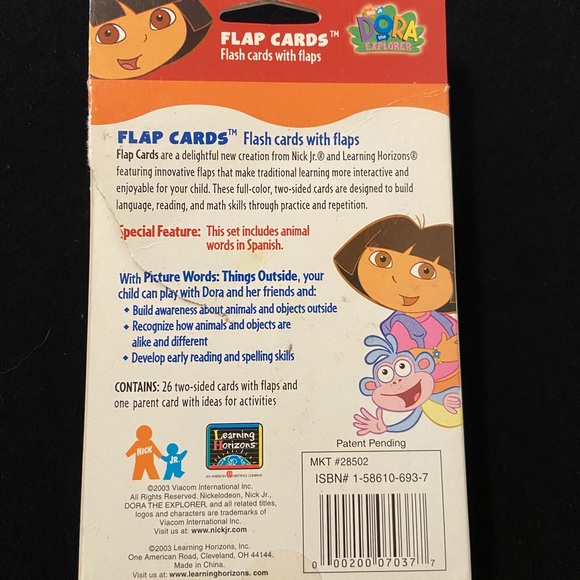 Games | Dora The Explorer Flash Cards | Poshmark